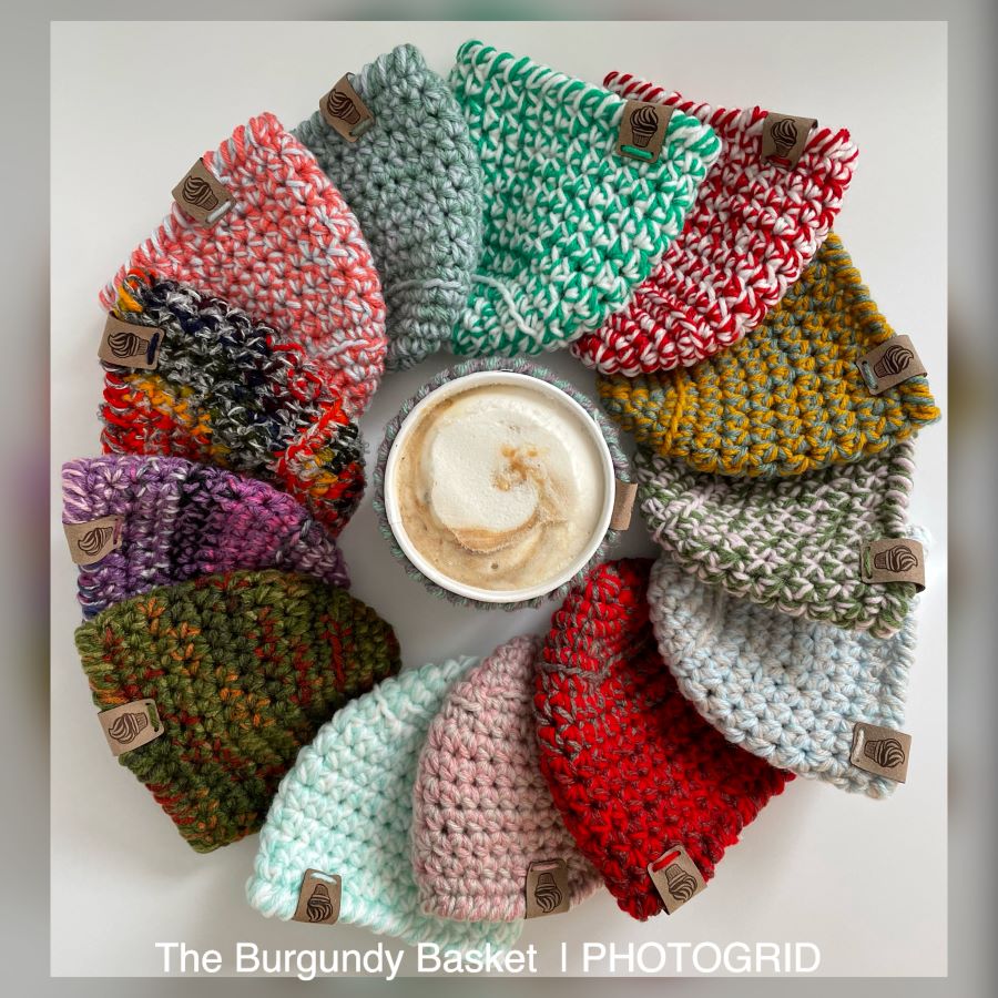 Crochet Ice Cream Cozy Tutorial - The Burgundy Basket